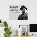 Winston Churchill Poster | Zazzle