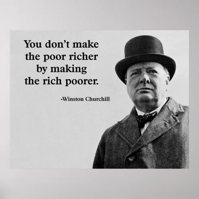 Winston Churchill Poster | Zazzle