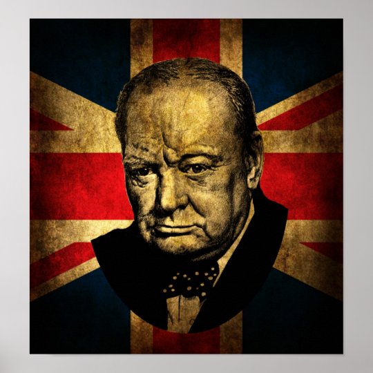 Winston Churchill Poster | Zazzle.com