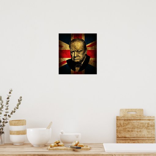 Winston Churchill Poster | Zazzle