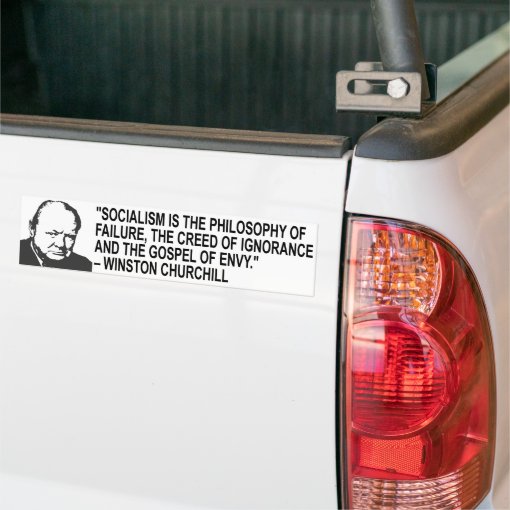 Winston Churchill Quote Bumper Sticker | Zazzle