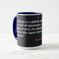 Winston Churchill Quote On Socialism Mug | Zazzle