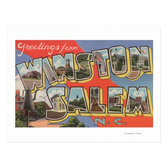 Winston-Salem, North Carolina Postcard | Zazzle.com