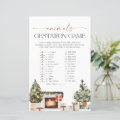 Winter Animals Gestation Baby Shower Game | Zazzle
