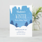 Winter Birthday Party Invitation | Zazzle