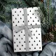 Winter Black And White Christmas Tree Holiday Wrapping Paper | Zazzle