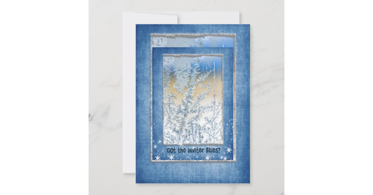 Winter Blues Party Invitation | Zazzle