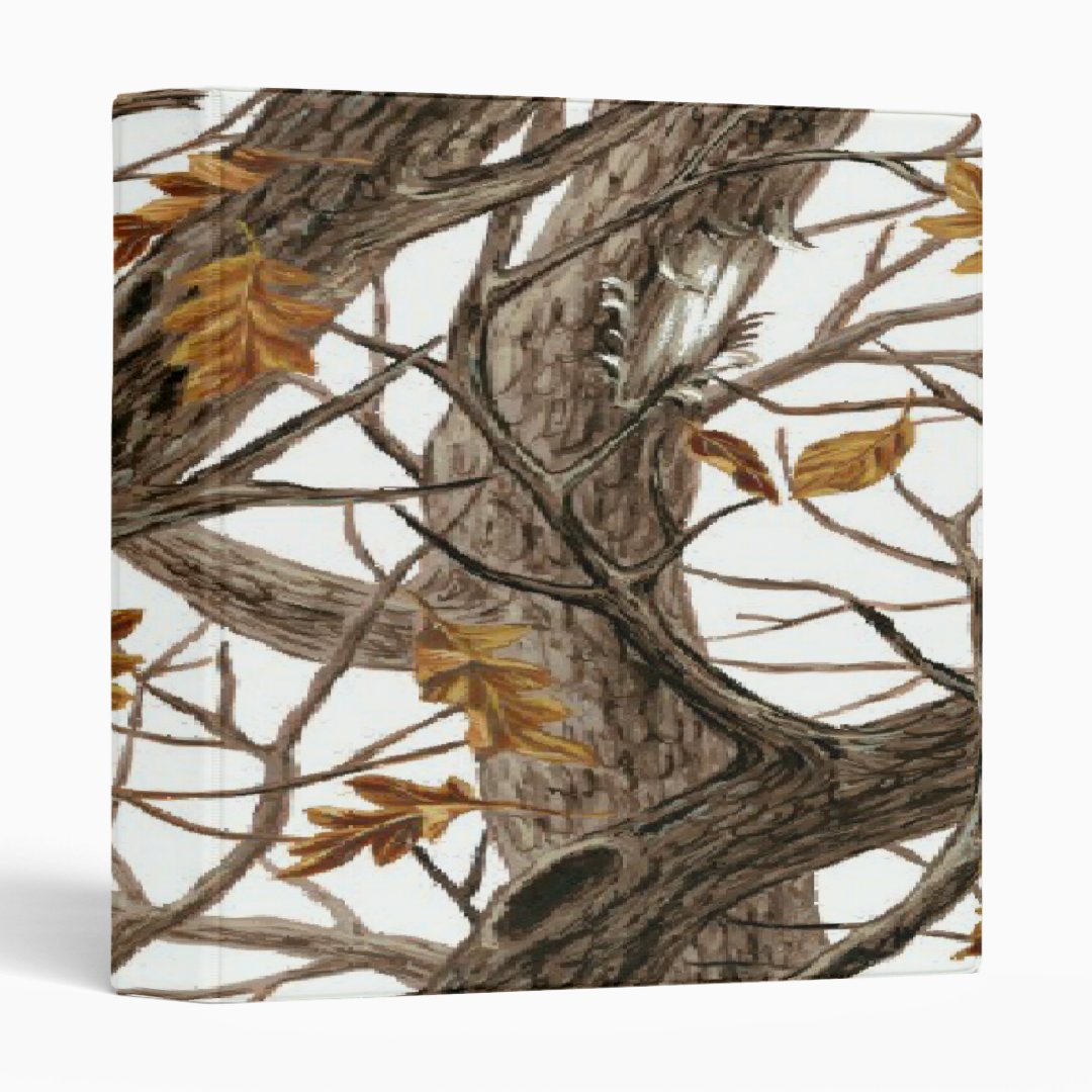 Winter Camo ~ Avery Binder 1 EZD Touch Ring | Zazzle