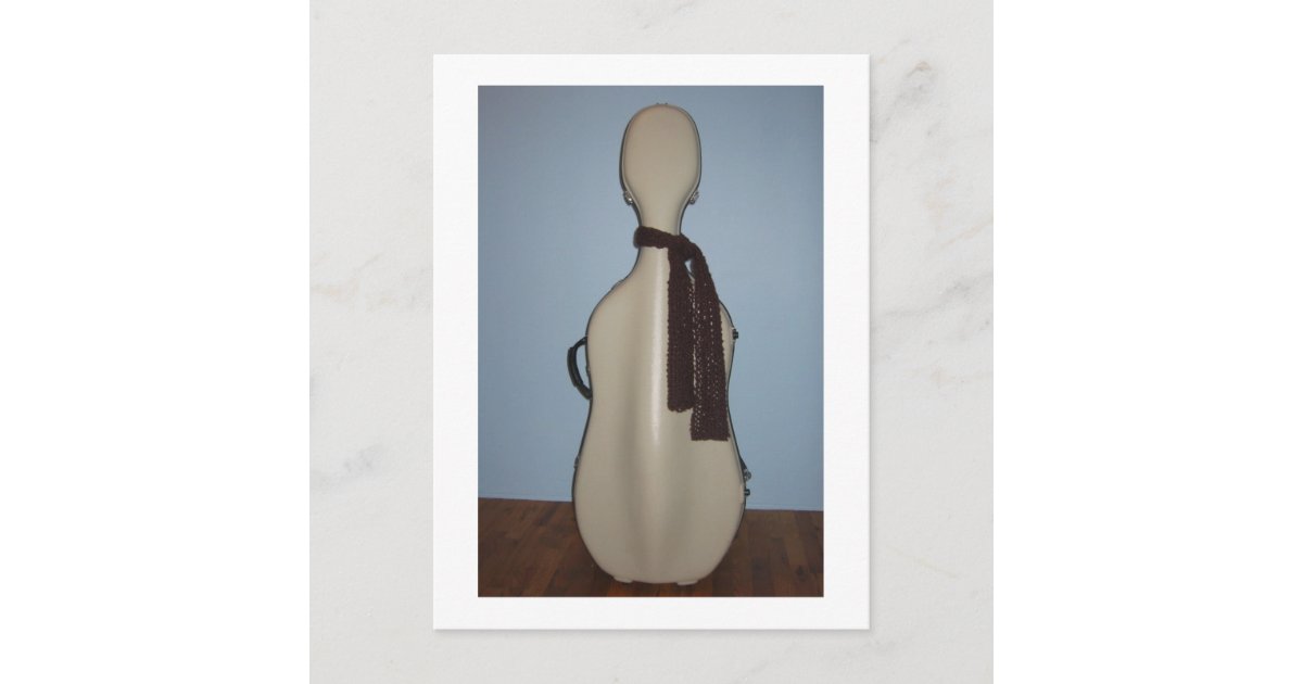 Winter Cello postcard | Zazzle