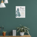 Winter Christmas Baby it's cold outside welcome Poster | Zazzle
