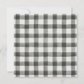 Winter Evergreen Buffalo Plaid Invitation | Zazzle
