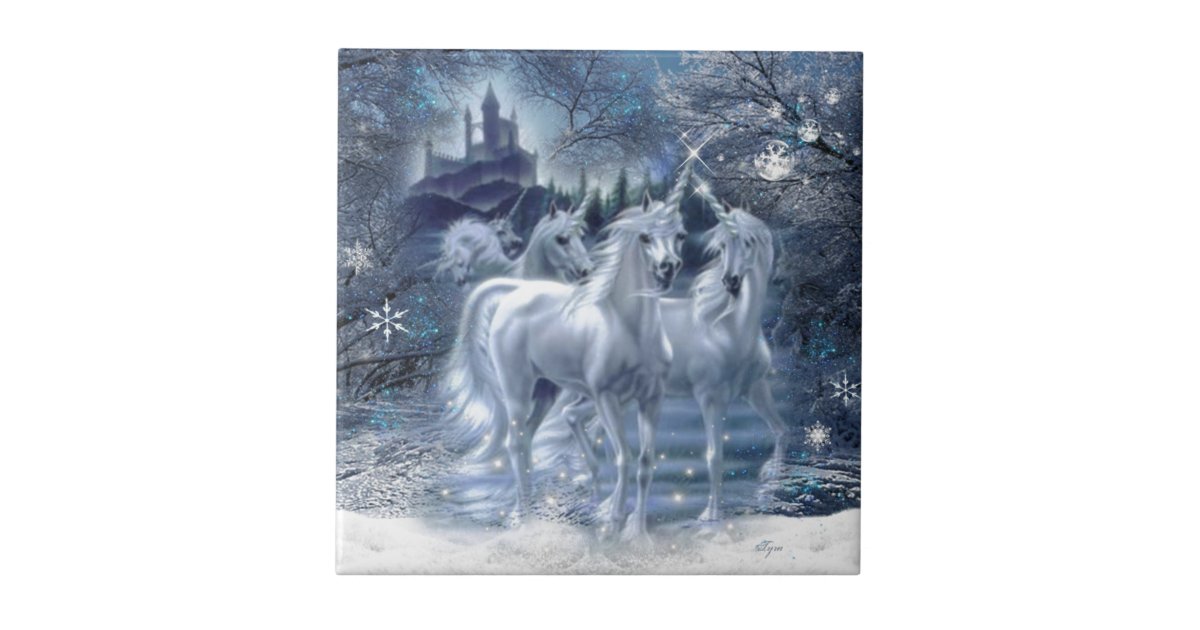 Winter Fantasy Ceramic Tile | Zazzle