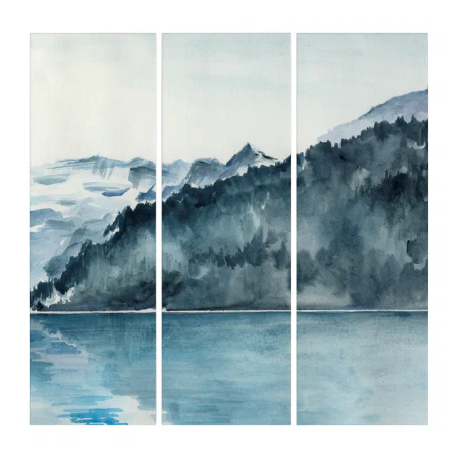 Winter Fjords Triptych | Zazzle
