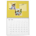 Winter Forest 2 Photos per Month Family Calendar | Zazzle