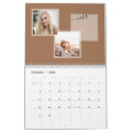 Winter Forest 2 Photos per Month Family Calendar | Zazzle