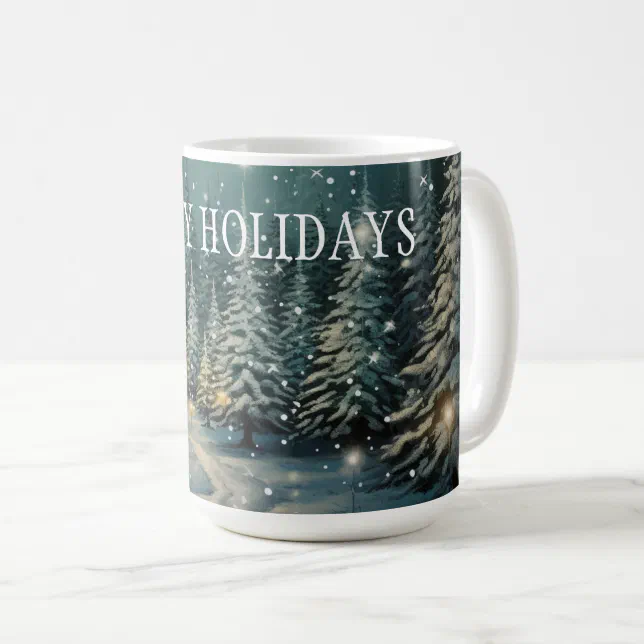 Winter Forest Coffee Mug | Zazzle