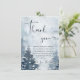 Winter forest It's cold outside thank you card | Zazzle