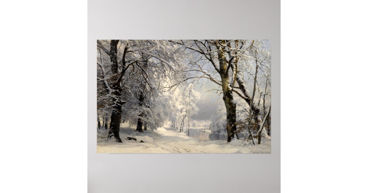 Winter Forest Poster | Zazzle
