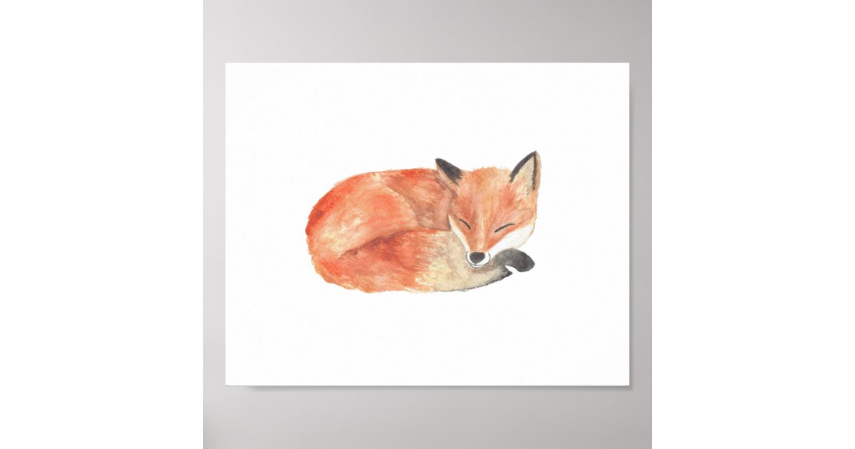 Winter Fox 1 Poster | Zazzle