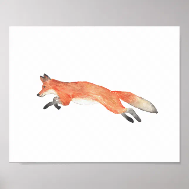 Winter Fox 2 Poster | Zazzle