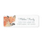 Winter Fox Label | Zazzle