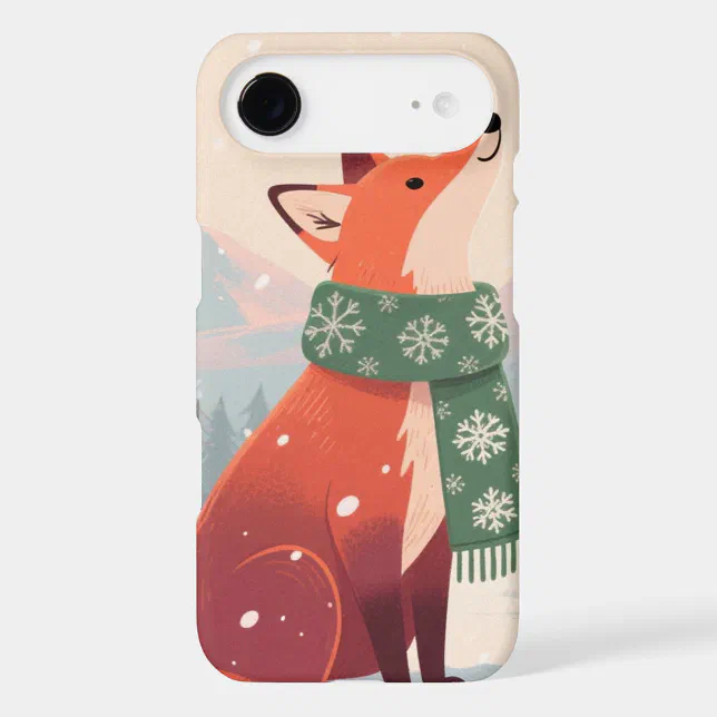 Winter Fox Phone Case | Zazzle