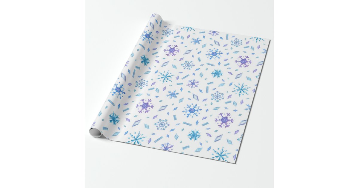 Winter Frozen Tale Wrapping Paper | Zazzle