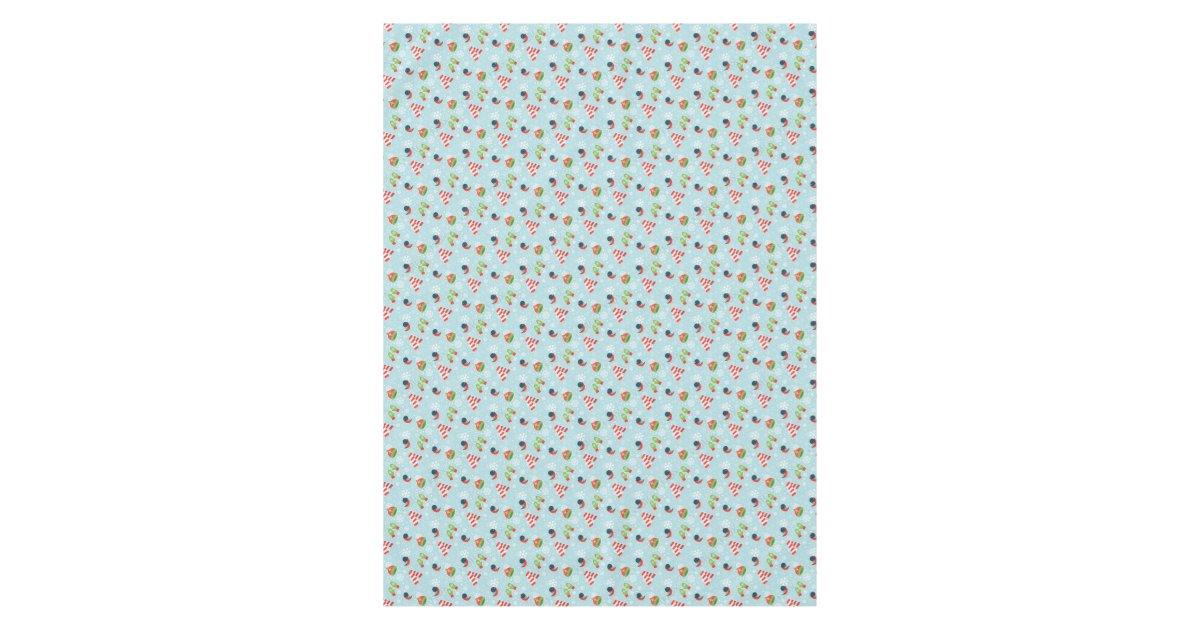 Winter Fun Pattern Tablecloth | Zazzle