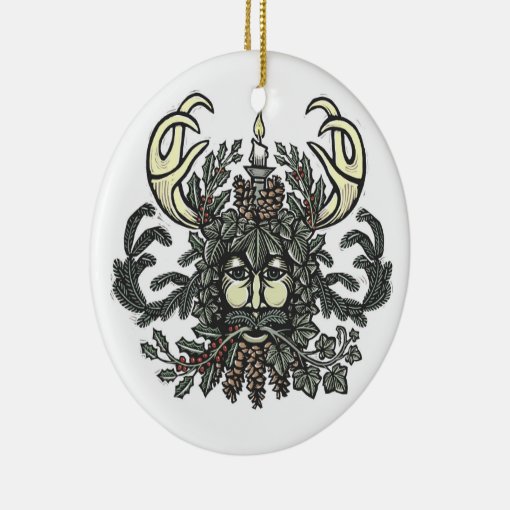Winter-Greenman ornament | Zazzle