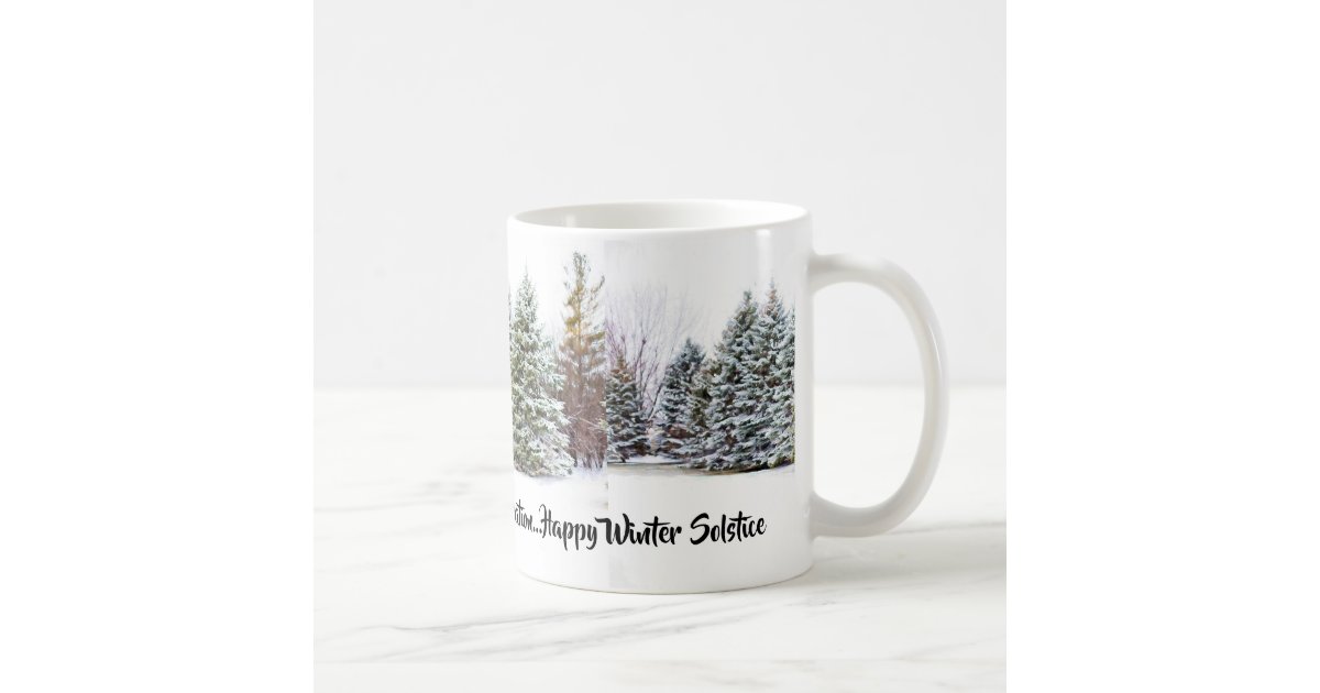 Winter Holiday / Happy Solstice Mug | Zazzle