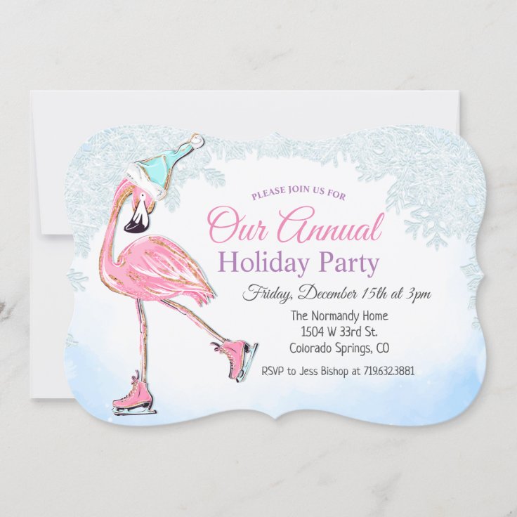 Winter Holiday Party Invitation | Zazzle