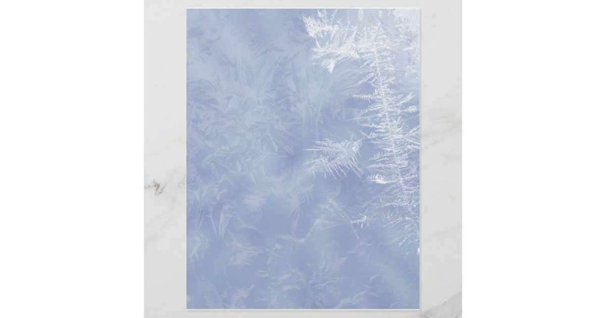 Winter / Ice scrapbook paper design | Zazzle