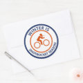 Winter Is Snot Rocket Season Cycling Classic Round Sticker | Zazzle