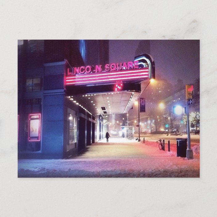 Winter Marquee Postcard | Zazzle.com