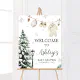 Winter Merry Little Baby Clothes Welcome Poster | Zazzle