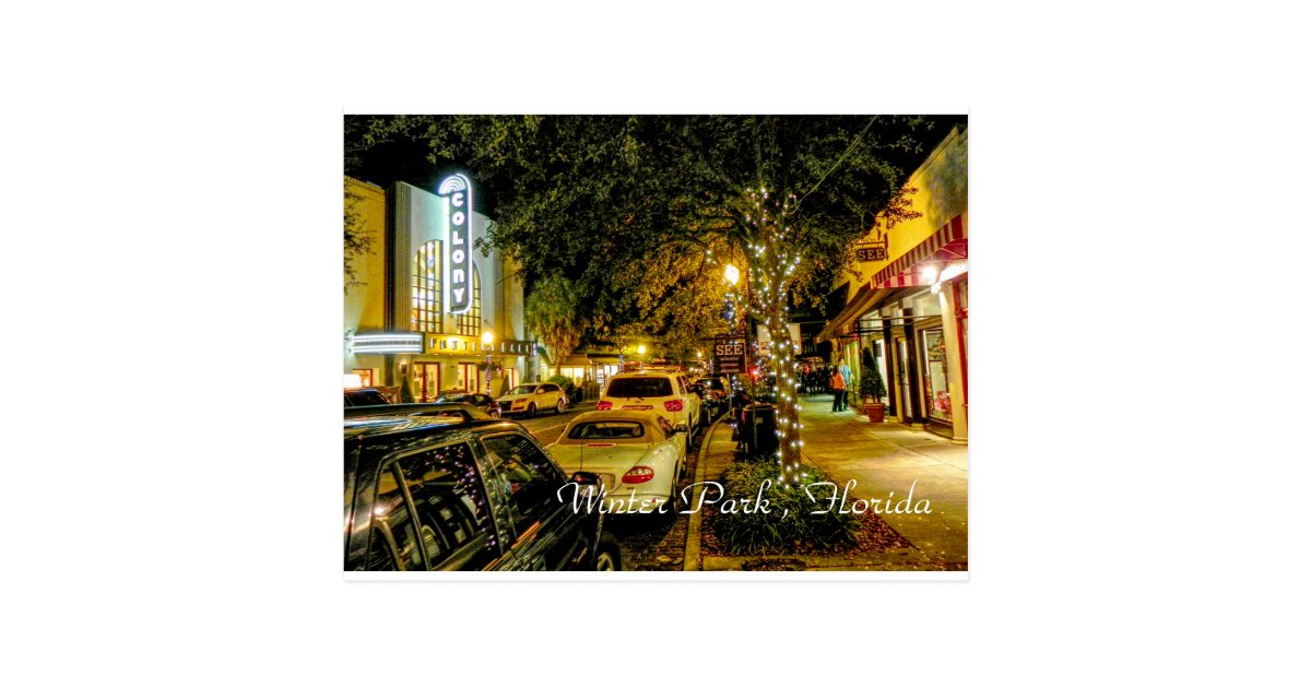 Winter Park Florida Postcard | Zazzle.com