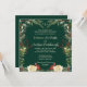 Winter Pine and Roses Wedding Invitation | Zazzle