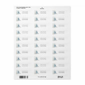 Winter pine tree Return Address Label | Zazzle