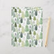 Winter Pine Trees Paper Sheet | Zazzle