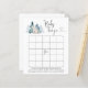 winter polar bear Baby bingo game | Zazzle