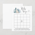 winter polar bear Baby bingo game | Zazzle