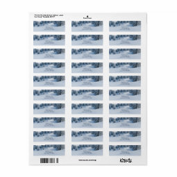 Winter Scene Address Label | Zazzle