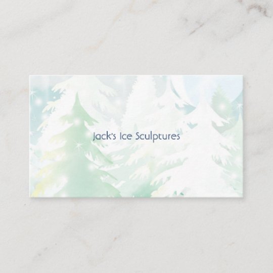 Winter Scene Business Cards | Zazzle.com