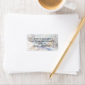 Winter Scene Business Return Address Label | Zazzle