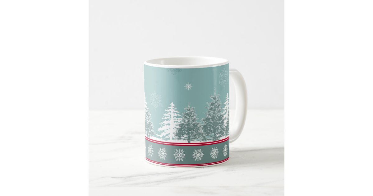 Winter scene coffee mug | Zazzle