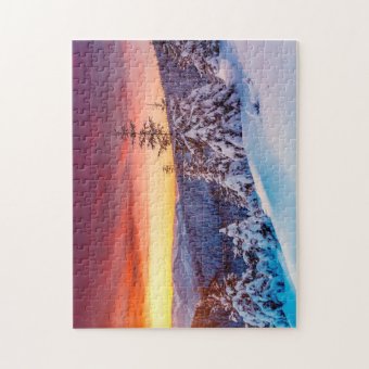 Winter Scene Game Puzzle | Zazzle