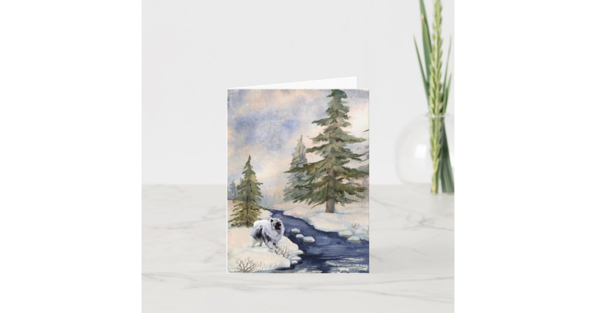 Winter Scene Note Cards | Zazzle