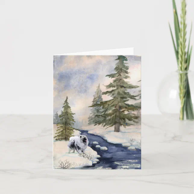 Winter Scene Note Cards | Zazzle