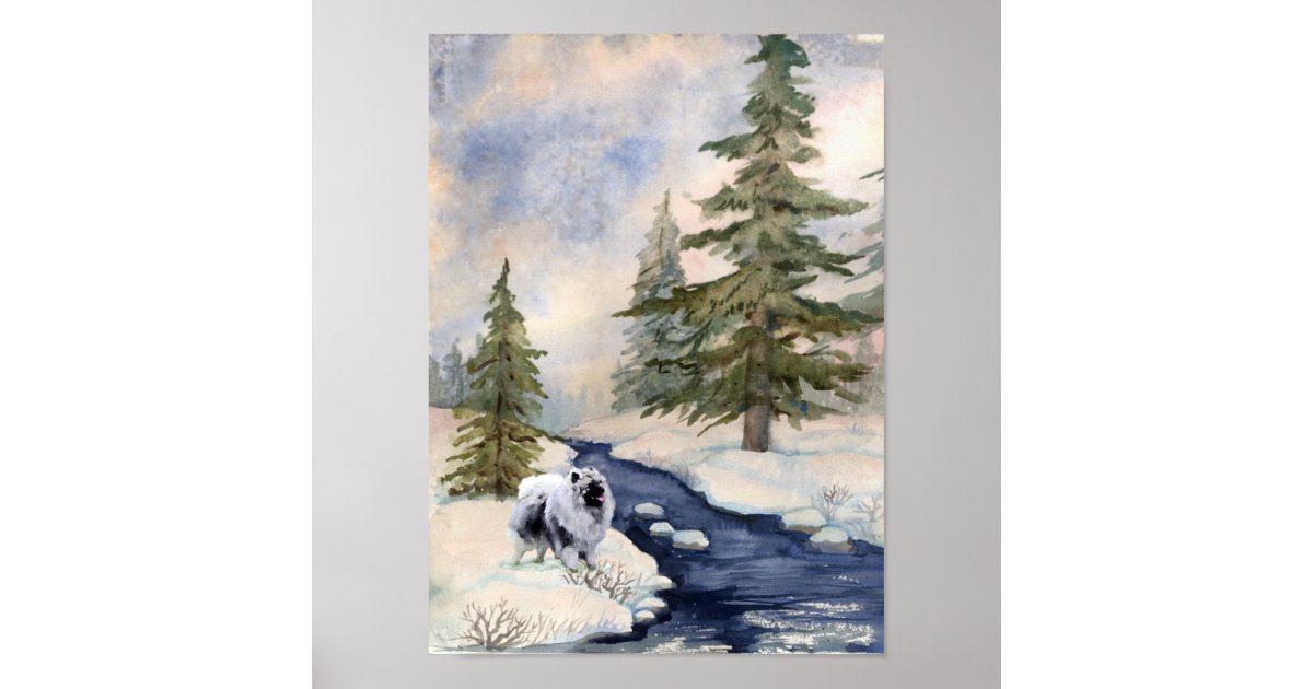 Winter Scene Print | Zazzle