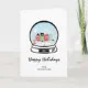 Winter Snow Globe Holiday Greeting Card | Zazzle